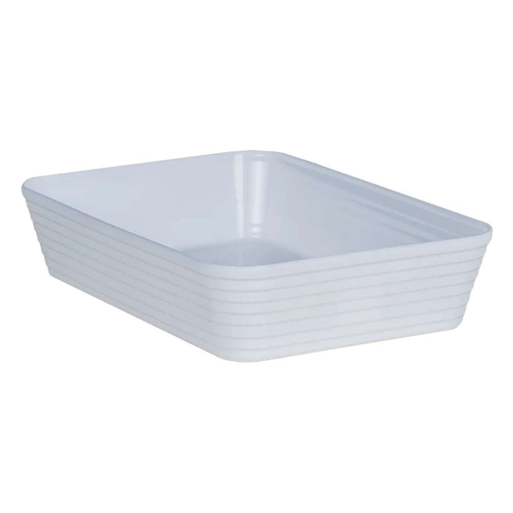 Travessa Retangular Com Friso Le Chef Branca Paramount 27,5x19x6 cm ...
