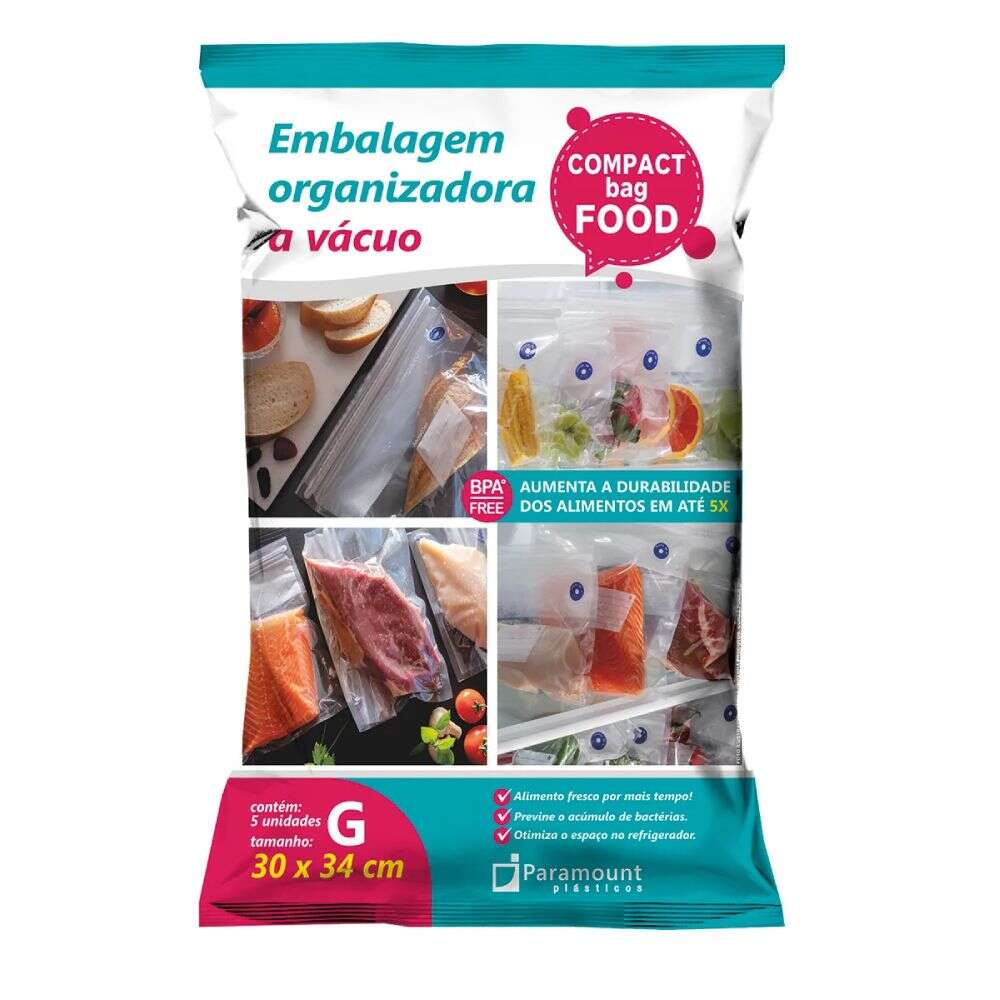 Compact Food G Paramount 30 X 34cm com 5 unidades - Zona Sul