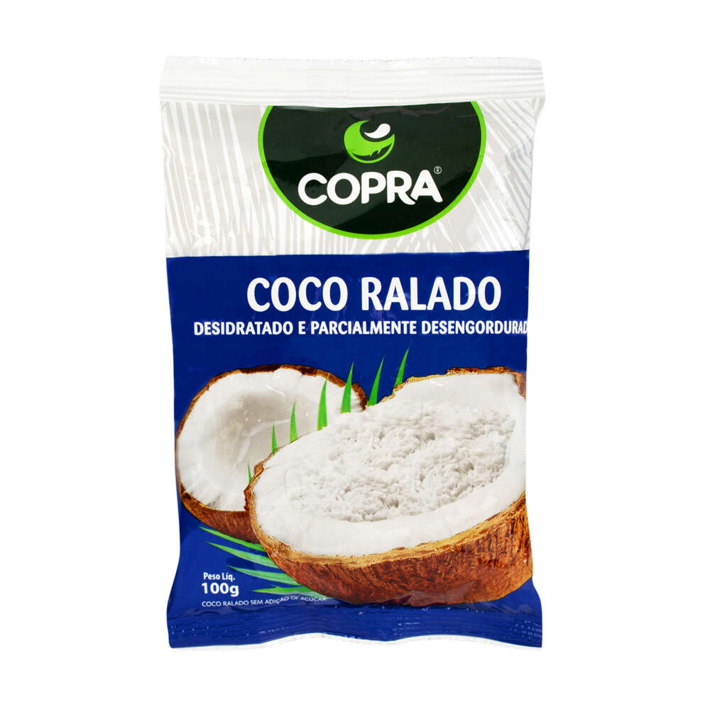 Coco Ralado sem Adição de Açúcar Copra 100g - Zona Sul