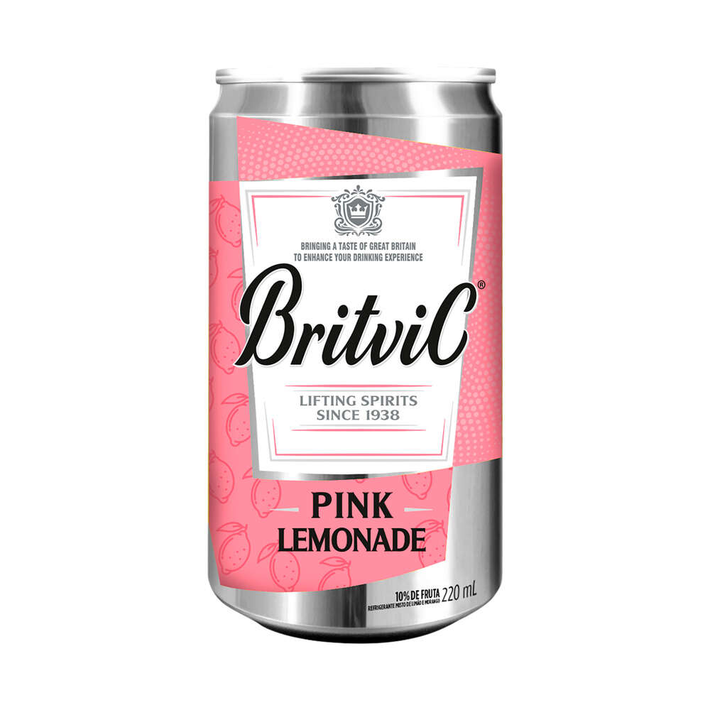 Refrigerante Pink Lemonade Britvic Lata 220ml - Zona Sul