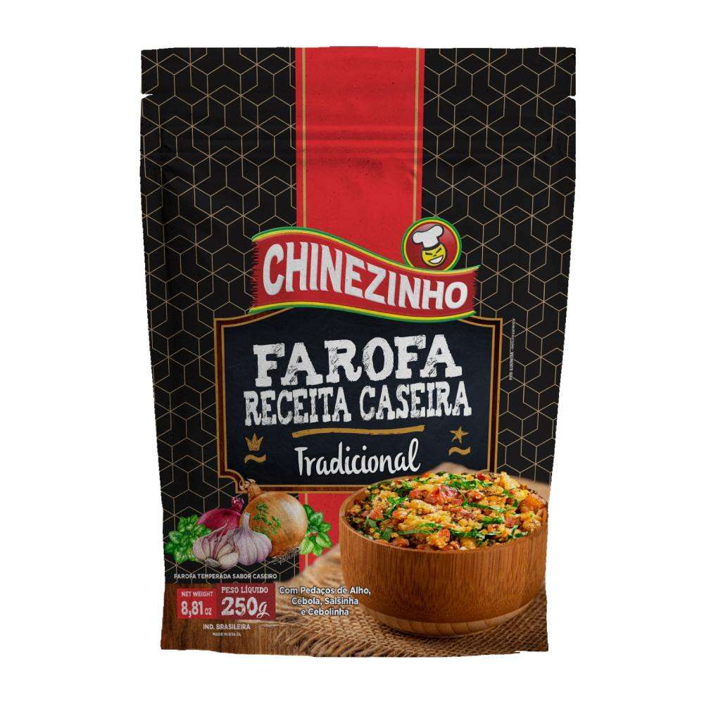 Farofa Caseira Tradicional Chinezinho 250g - Zona Sul