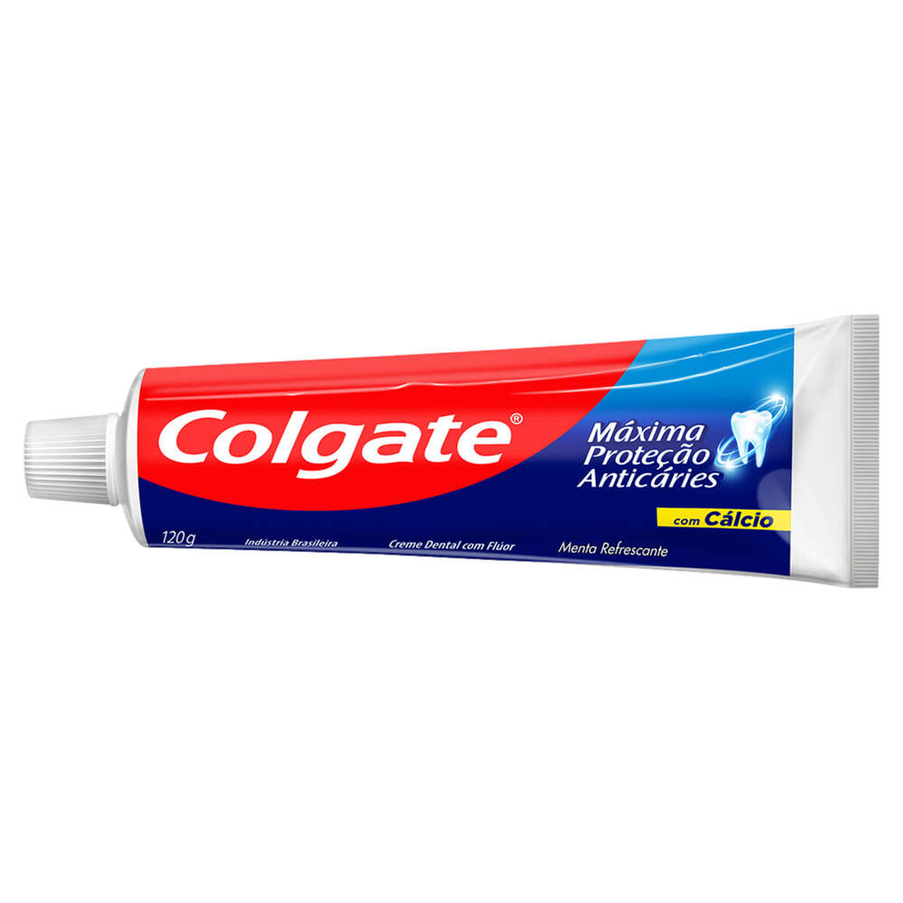 Creme Dental Menta Refrescante Colgate Máxima Proteção Anticáries Caixa ...