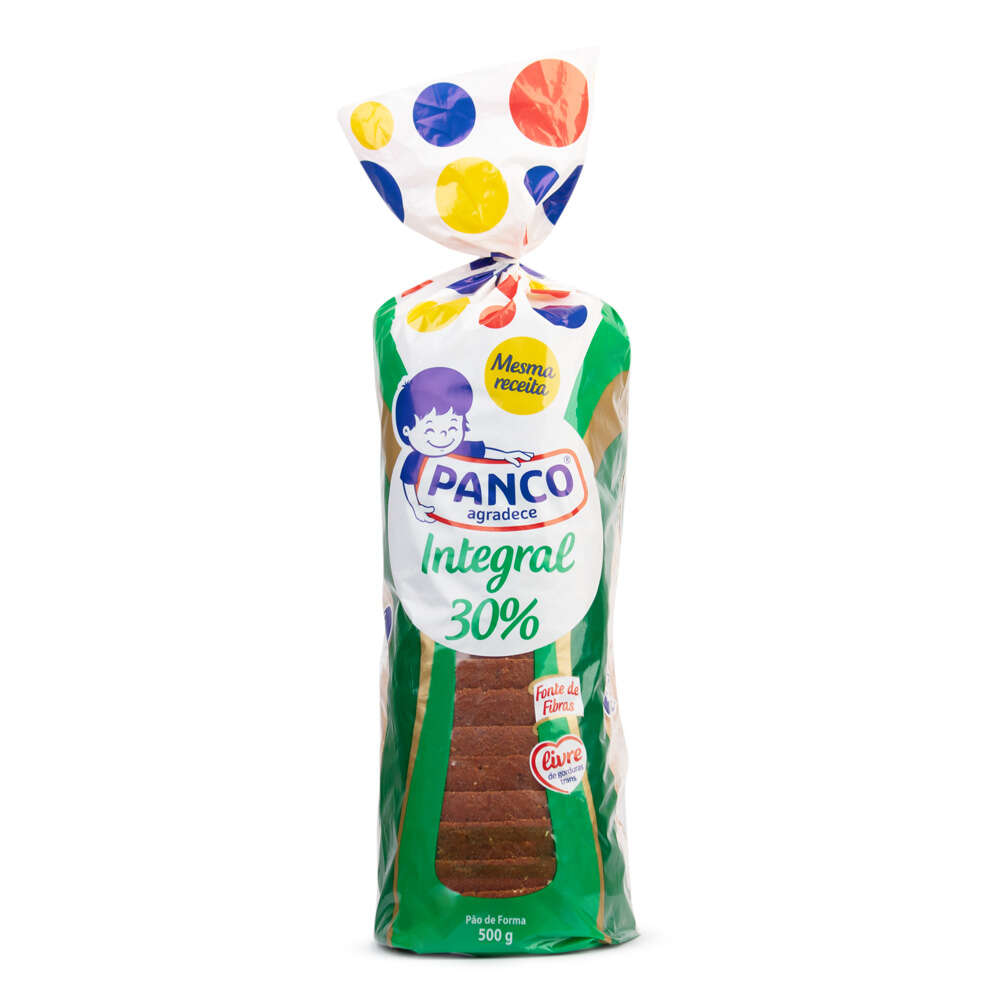 Pão de Forma Integral Panco 500g - Zona Sul