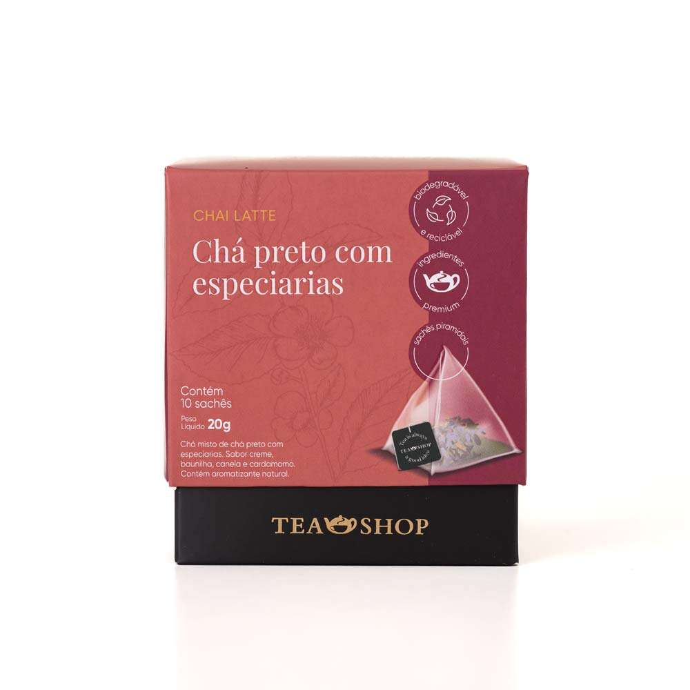 Chá Preto Tea Shop com Especiarias Caixa com 10 Sachês - Zona Sul