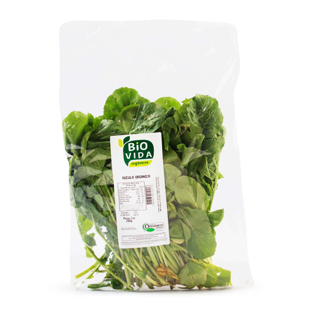 Rúcula Orgânica Bio Vida Processada Unidade - Zona Sul