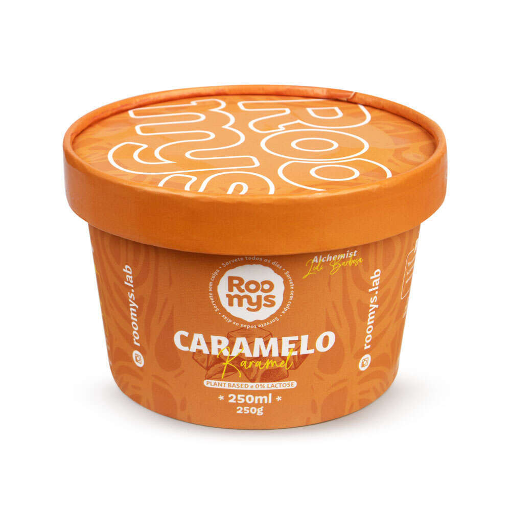 Sobremesa Roomys Caramelo Vegano 250ml - Zona Sul