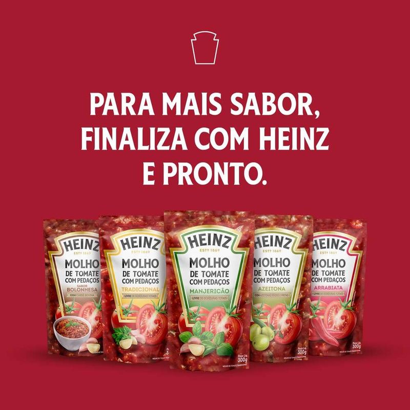 Molho de Tomate com Manjericão Heinz 300g - Zona Sul