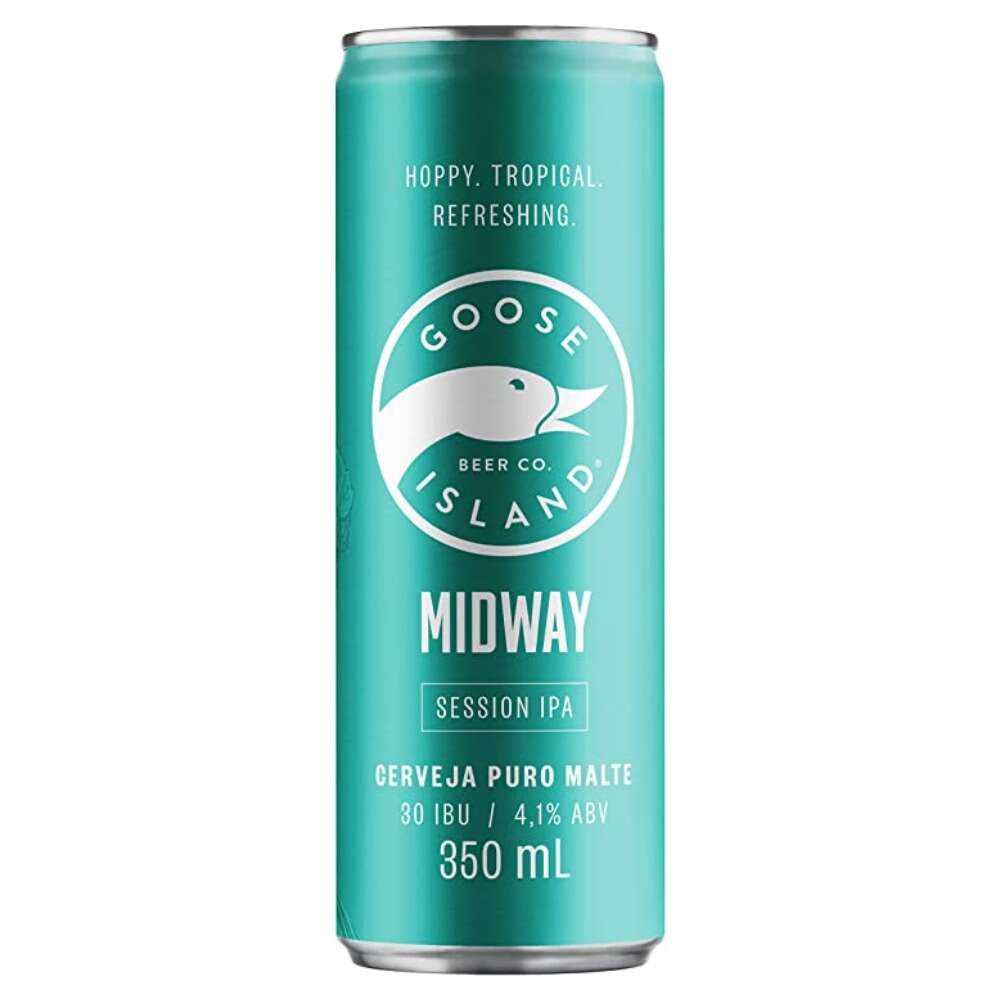 Cerveja Goose Island Midway Session IPA Lata 350ml - Zona Sul Cerveja Goose Island Midway Session IPA Lata 350ml - Zona Sul