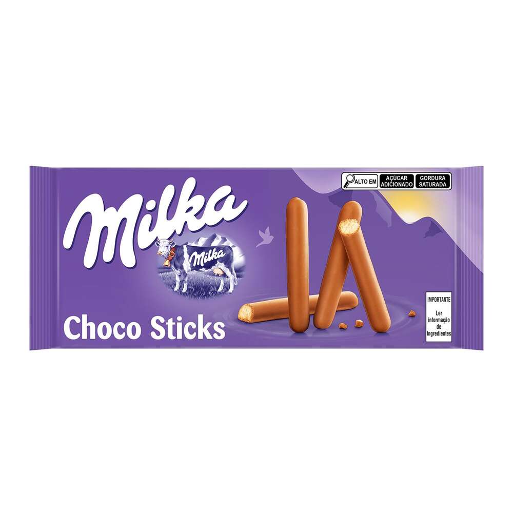 Chocolate Milka Lila Sticks 112g - Zona Sul