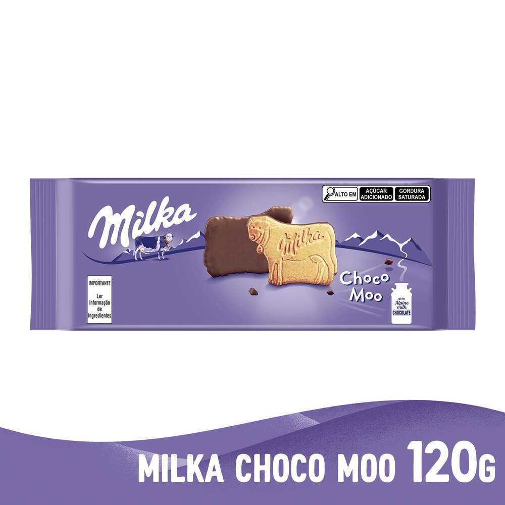 Biscoito Milka Choco Moo 120g - Zona Sul