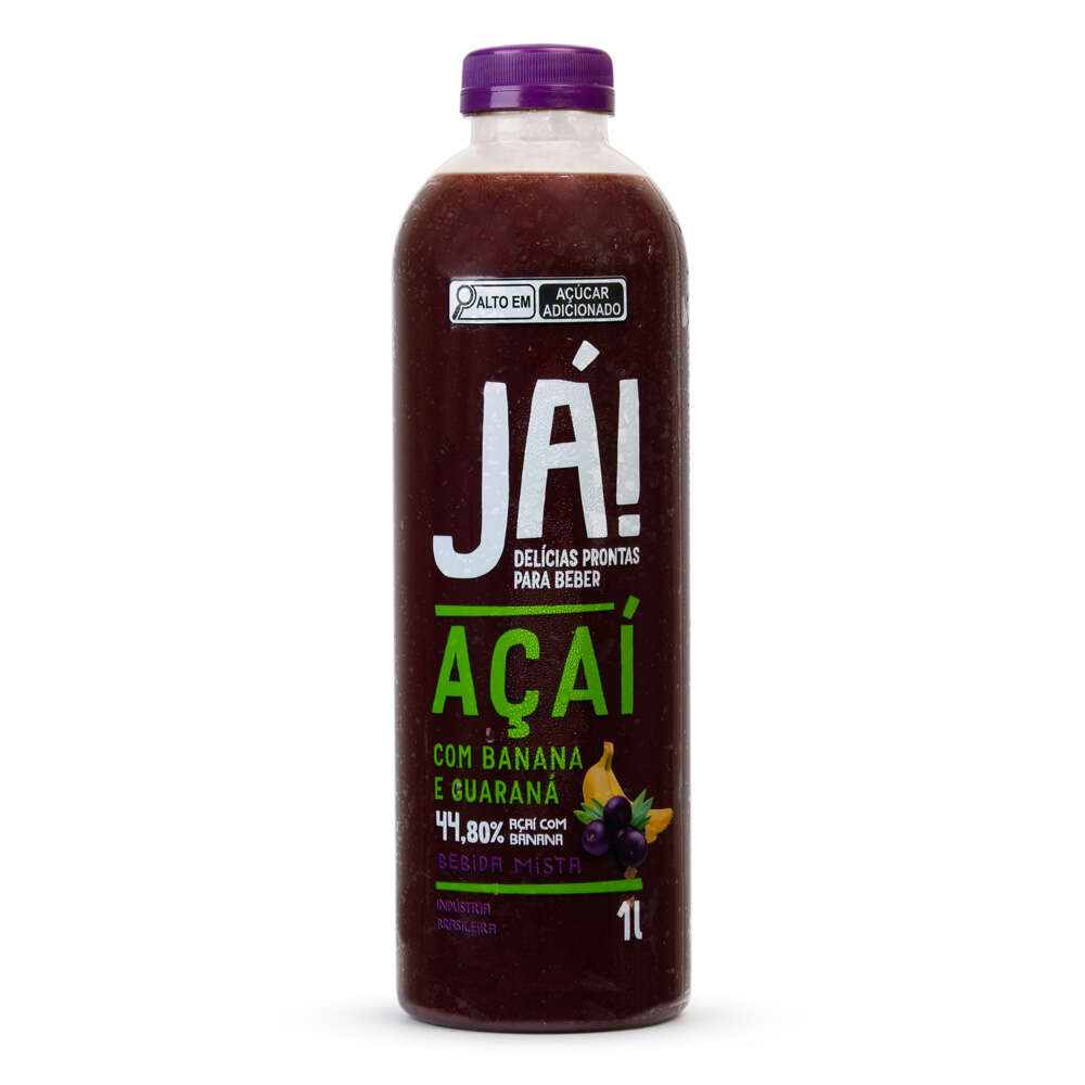 Suco Já Açaí com Guaraná e Banana - Zona Sul