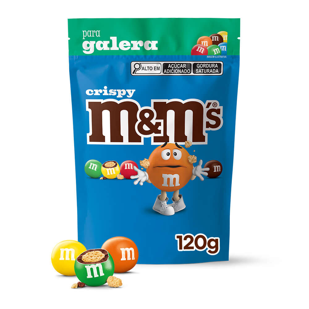 Confete M&Ms Crispy 120g - Zona Sul