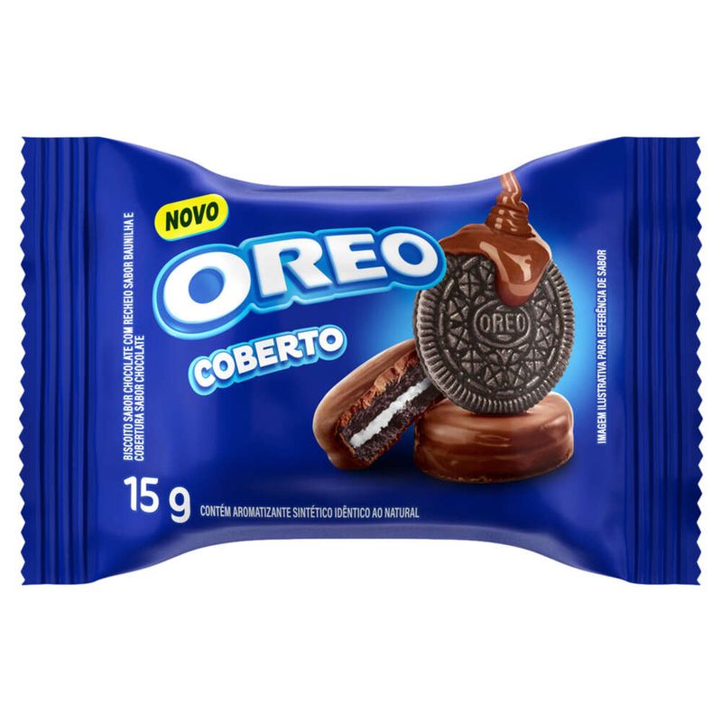 Biscoito Recheado Oreo Baunilha com Cobertura de Chocolate 105g - Zona Sul