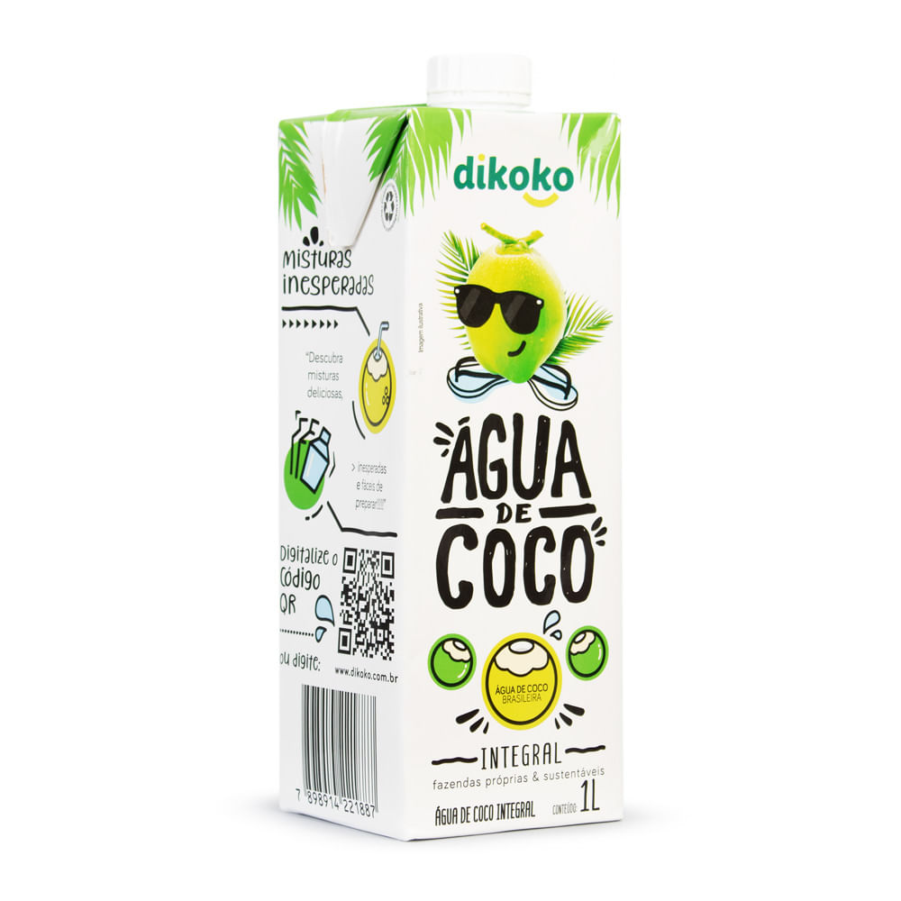 Água de Coco Integral Dikoko 1L - Zona Sul