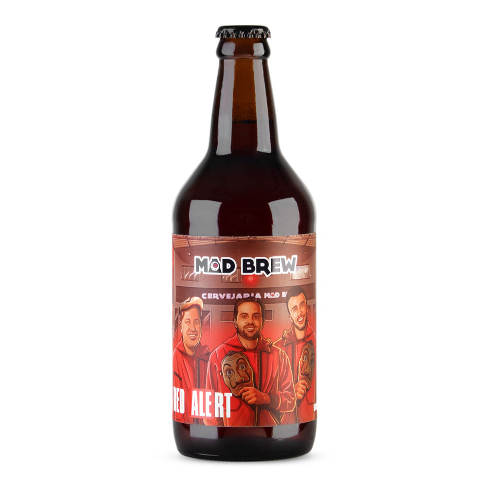 Cerveja Red Alert Mad Brew Garrafa 500ml - Zona Sul