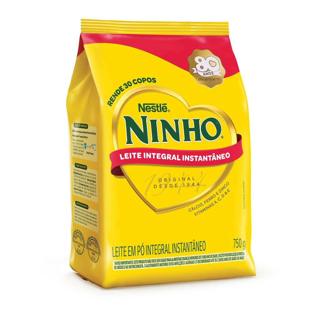 Leite em Pó Ninho Integral Instantâneo Sachê 750g - Zona Sul