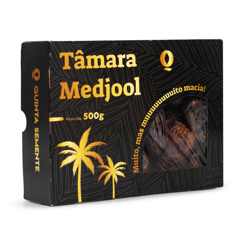 Tâmara Medjool com Caroço Quinta Semente Caixa 500g - Zona Sul