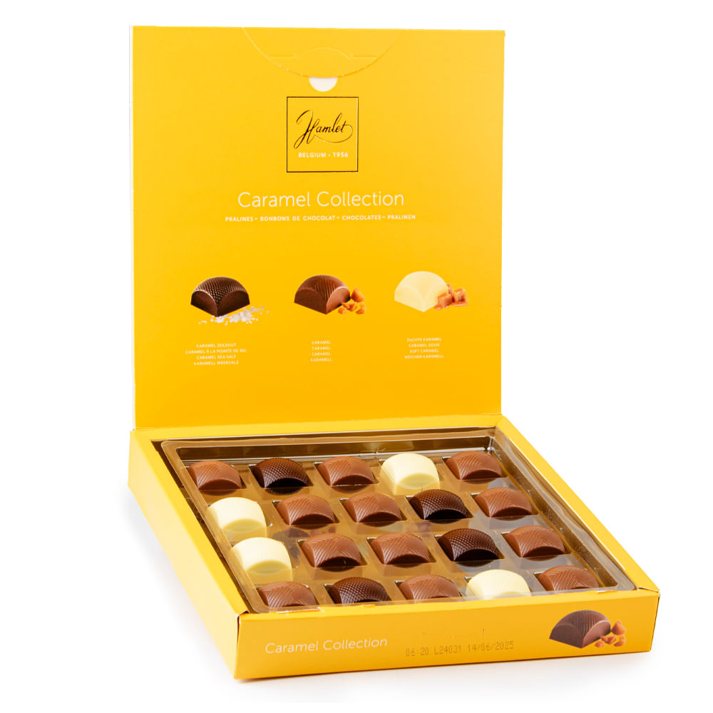 Bombons Belgas Caramelo Collection Hamlet 175g - Zona Sul