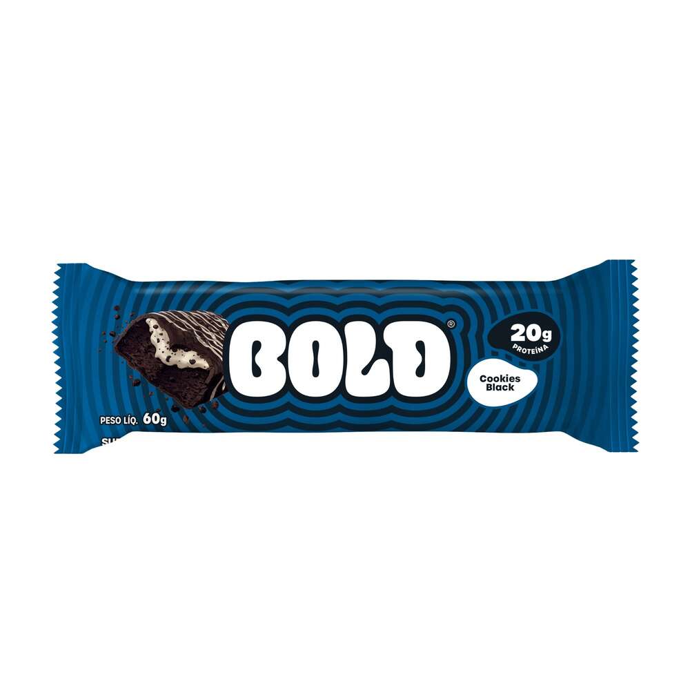 Barra Proteica Bold Cookies Black 60g - Zona Sul