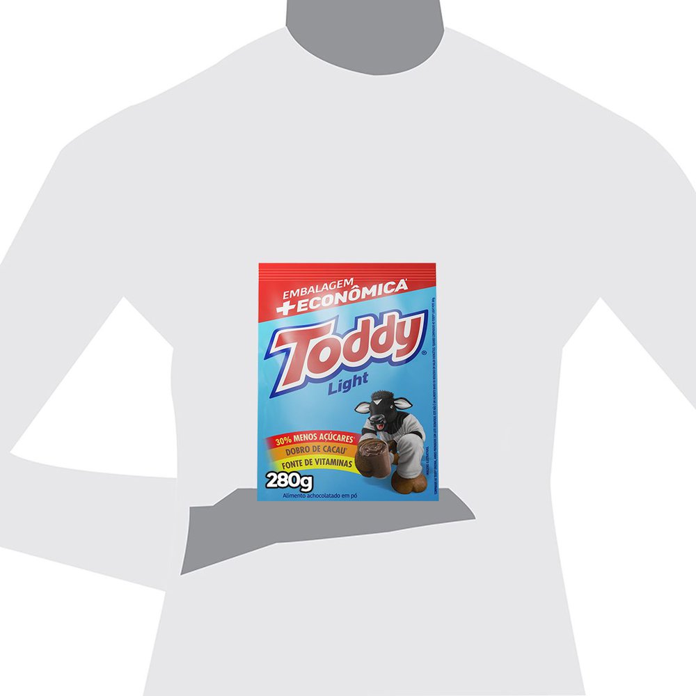 Achocolatado em Pó Toddy Light Sachê 280g - Zona Sul