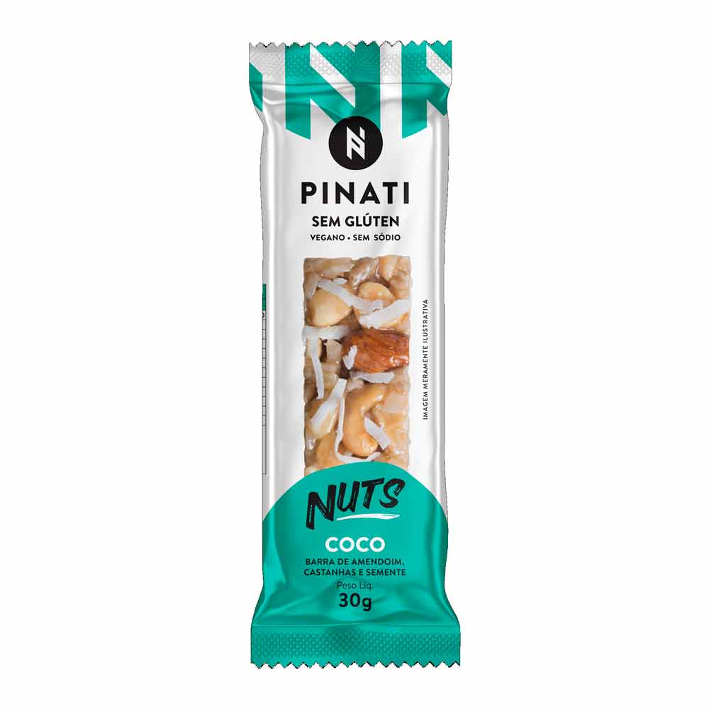 Barra de Nuts Pinati Coco 30g - Zona Sul