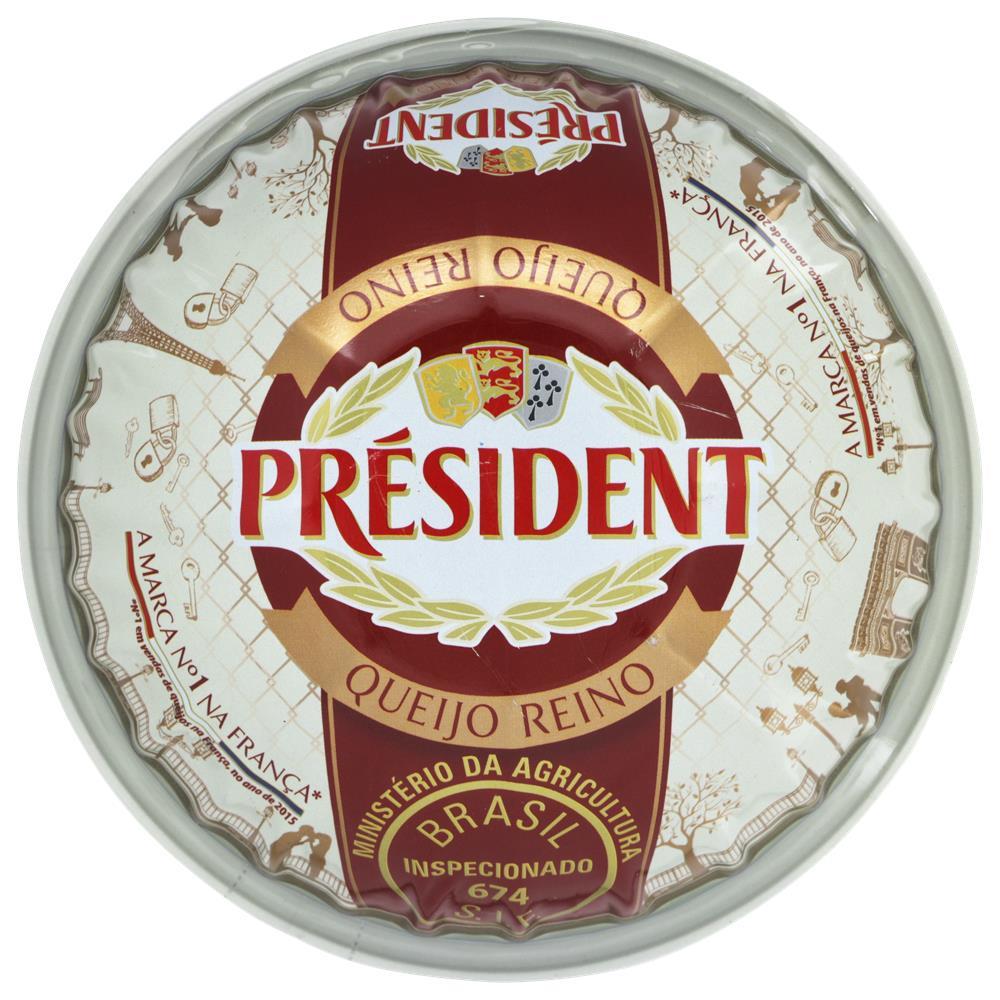 Queijo Tipo Reino President Lata 1kg - Zona Sul
