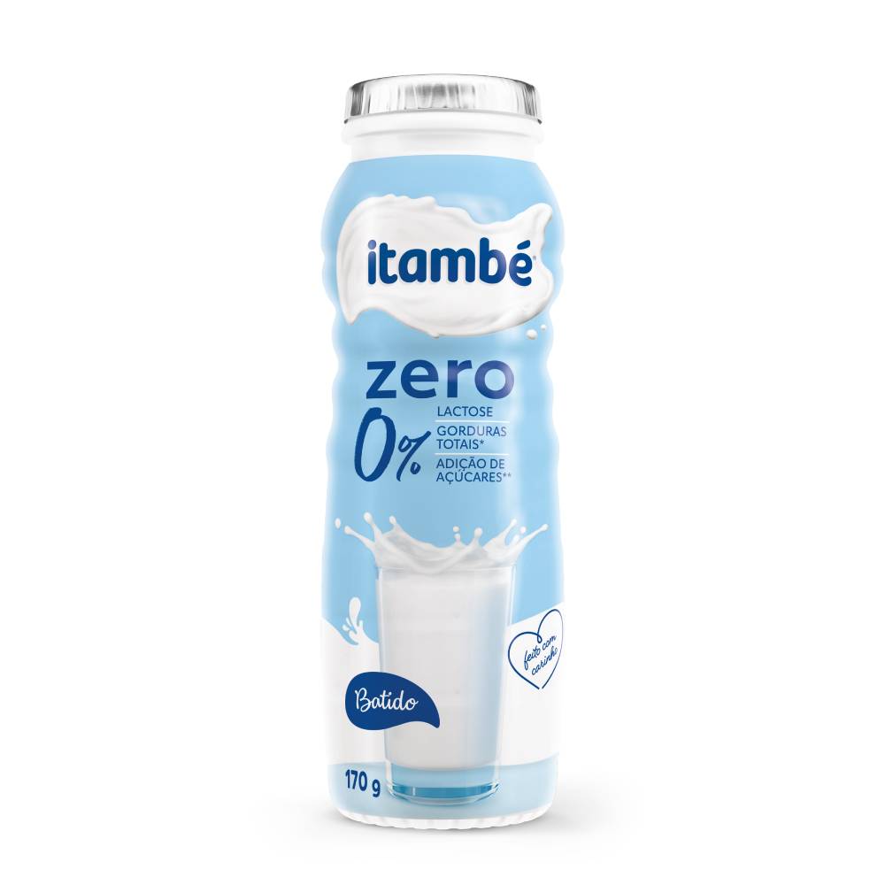 Iogurte Líquido Fit Zero Lactose Batido Itambé 170g - Zona Sul