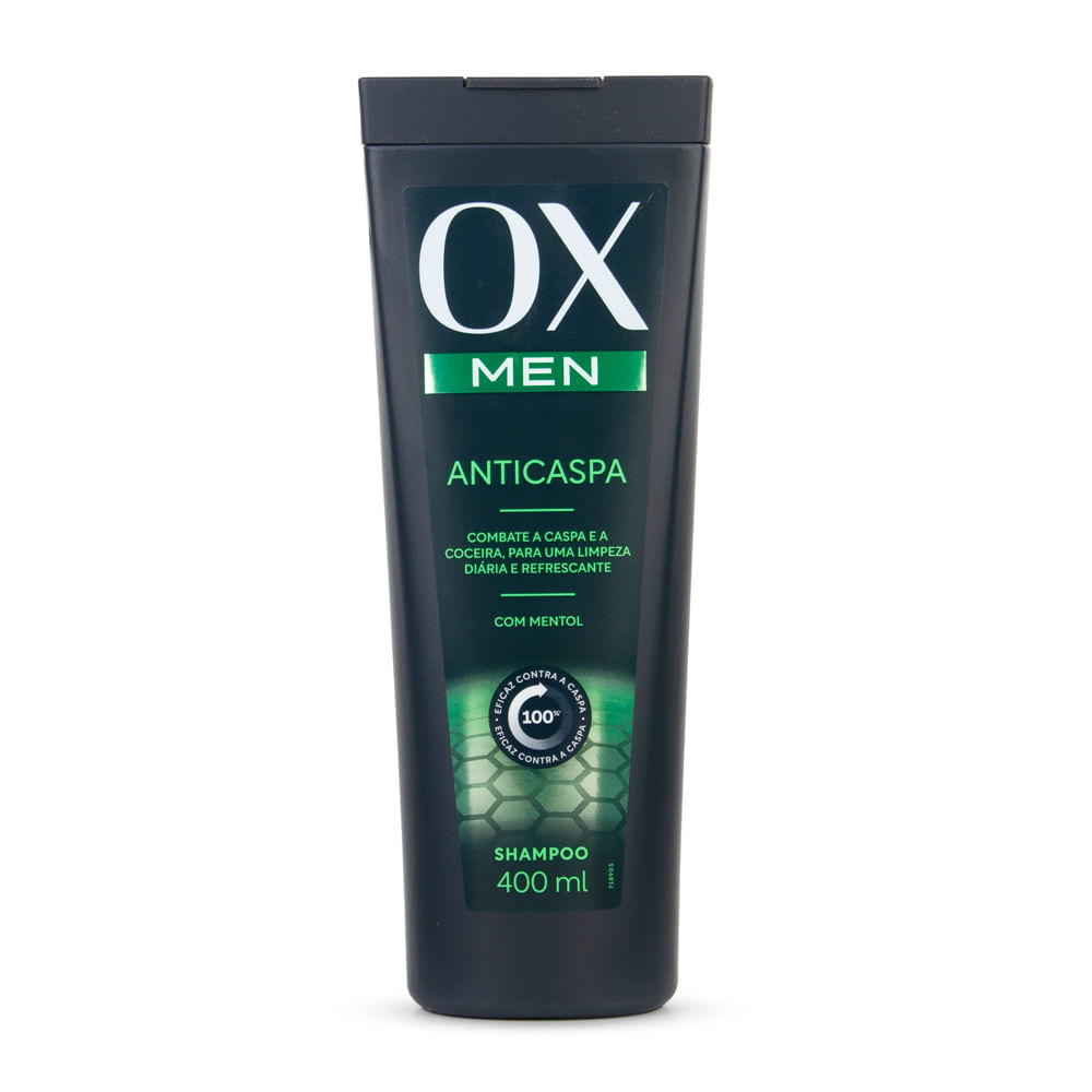 Shampoo OX Men Anticaspa 400ml - Zona Sul