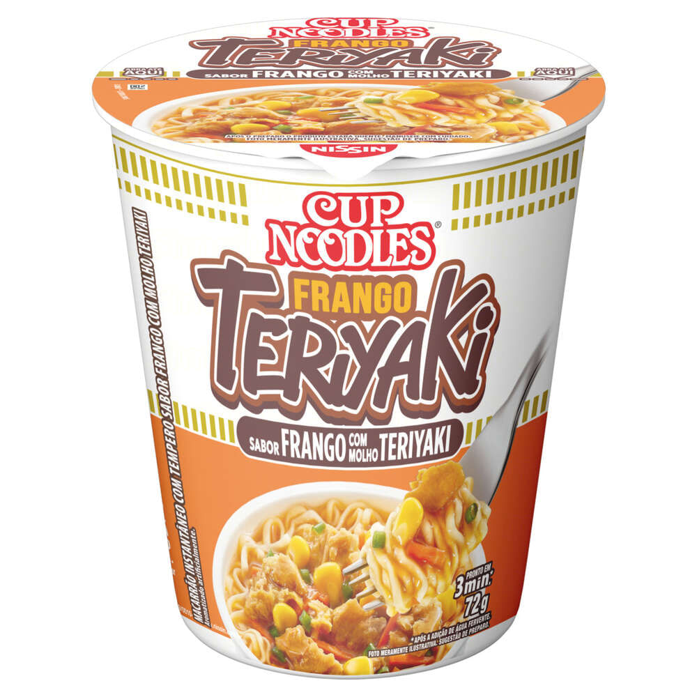 Massa Instantânea Cup Noodles Frango Teriyaki 72g - Zona Sul