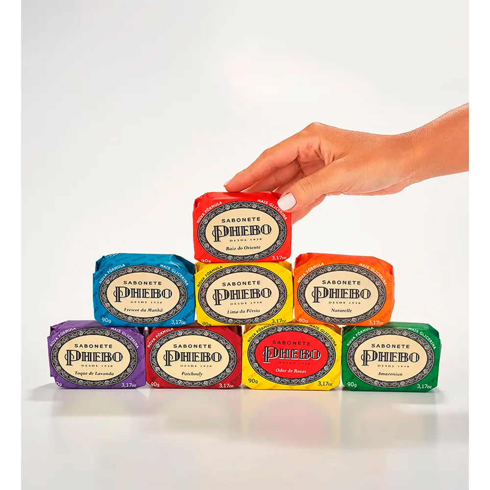 KIt Sabonete Phebo Belém do Pará com 8 Unidades 90g Cada - Zona Sul