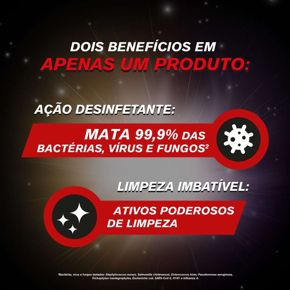 Desinfetante Veja Power Action Multissuperfícies Lavanda 1L - Zona Sul