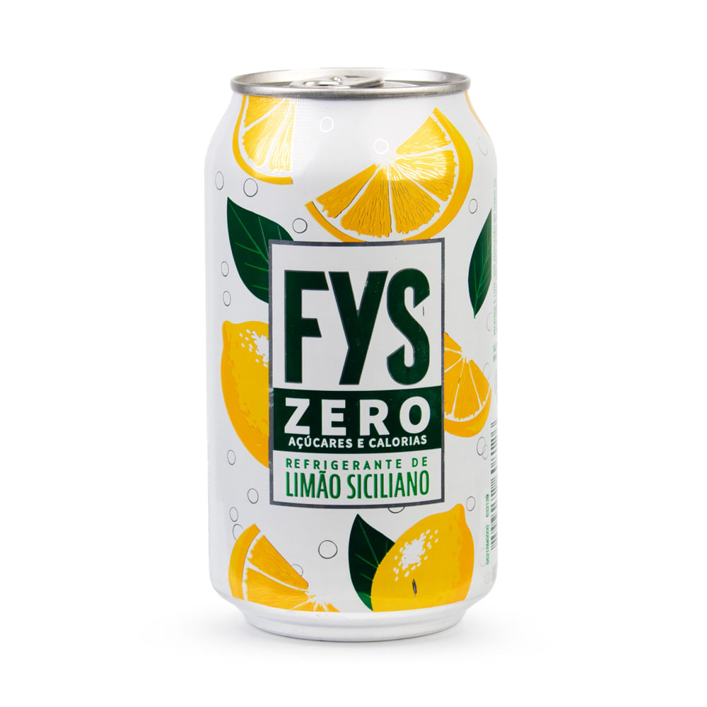 Refrigerante Fys Limão Zero Lata 350ml - Zona Sul