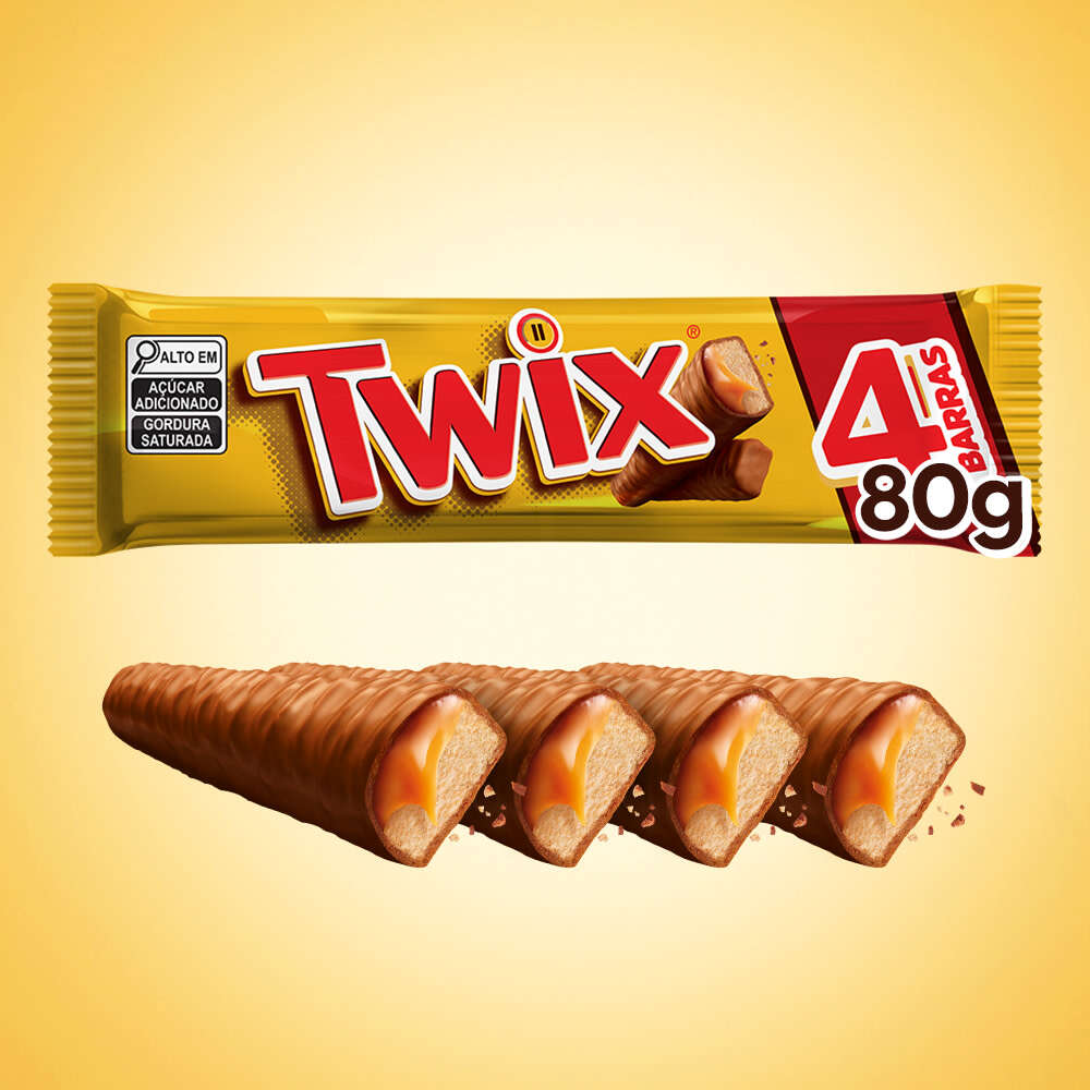 Chocolate Twix Original 80g - Zona Sul