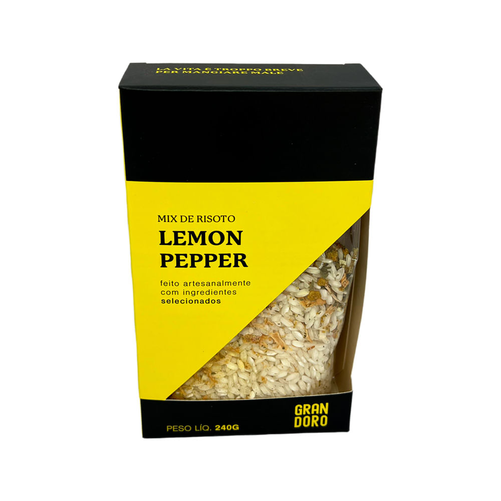 Mix de Risoto Lemon Pepper Gran Doro 240g - Zona Sul