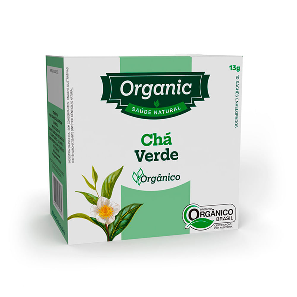 Chá Verde Organic 13g - Zona Sul