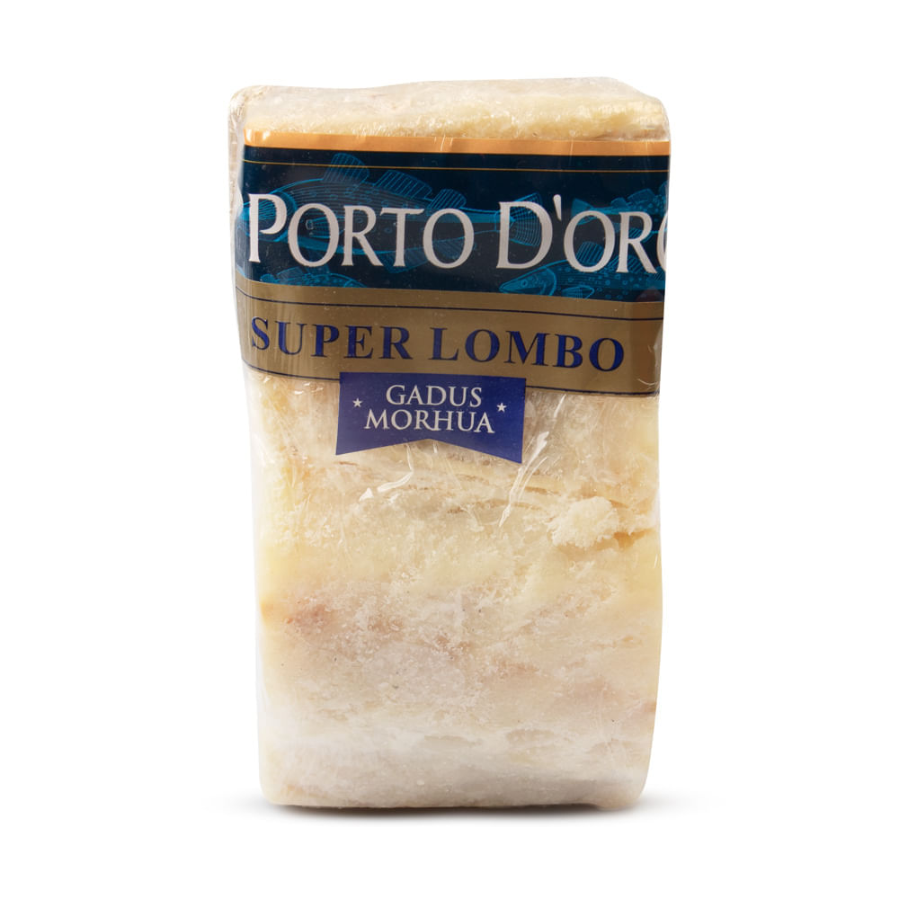 Super Lombo De Bacalhau Porto D Oro Gadus Morhua Bandeja 1kg - Zona Sul