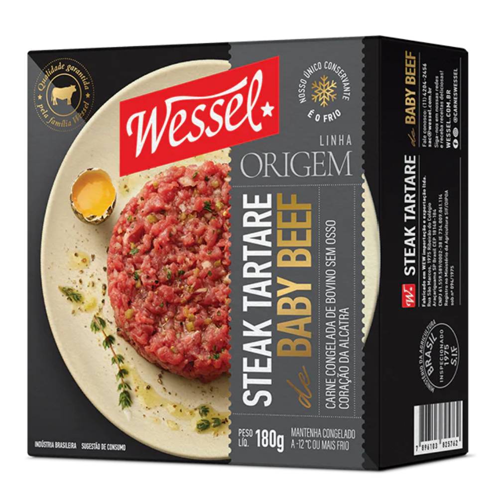 Steak Tartare de Baby Beef Wessel 180g - Zona Sul
