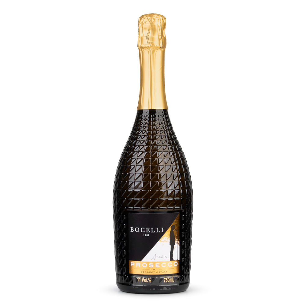Espumante Italiano Prosecco Extra Dry Bocelli 750ml - Zona Sul